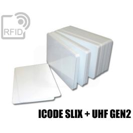 ICode SLIX + UHF Gen2 Plastic RFID NFC white proximity contactless ...