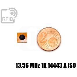 13,56 MHz 1K 14443 A iso Piastrina micro Tag miniaturizzato