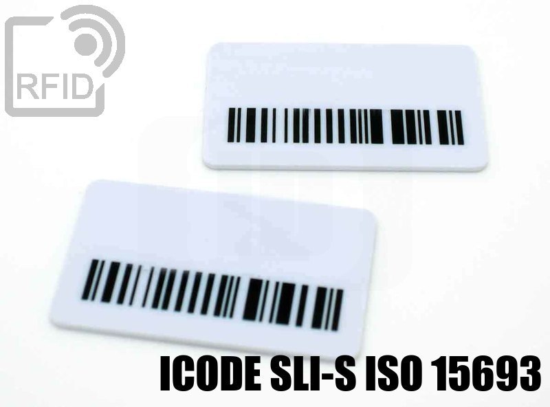 ICODE SLI-S ISO 15693 Targhetta tag in PVC bianco stampabile: IDColor ...
